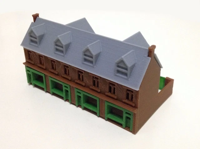 OUTLAND MODELS TRAIN Railway Layout Victorian City Building Shop Row N ...