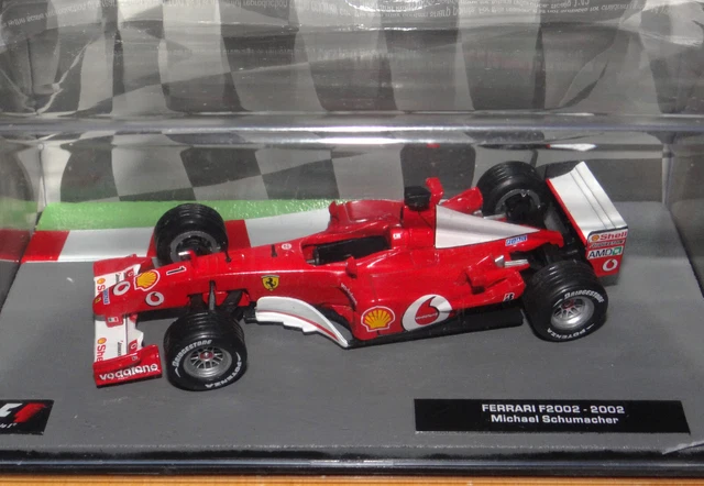 PANINI FERRARI F2002 Michael Schumacher F1 Car 2002 1:43 Scale: Mint ...