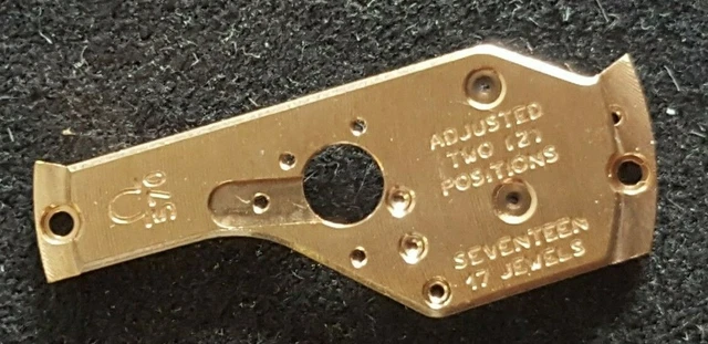 OMEGA CALIBER 570 Part Number 1031 (Upper Bridge For Automatic Device ...
