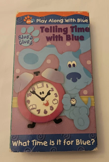 BLUES CLUES TELLING Time With Blue VHS - Nick Jr EUR 11,08 - PicClick FR