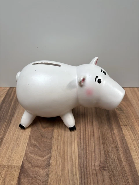TOY STORY HAMM Piggy Bank Disney Store Pixar Coin Money Box Rare Cork ...