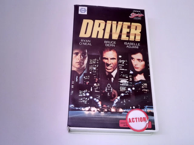 DRIVER 1978 UNCUT VHS German PAL Cannon Video Ryan O'Neal Bruce Dern ...