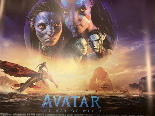 AVATAR THE WAY of Water 2022 Movie Cinema Poster Quad 30x40 EUR 57,14 - PicClick FR