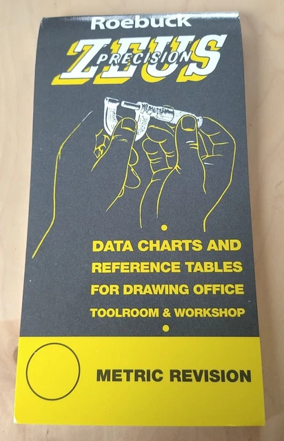 ZEUS DATA CHARTS Reference Tables Roebuck Precision Model Engineering ...