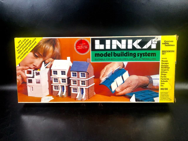VINTAGE LINKA MODEL Building System HO/OO Brickwork Set ~ 4 Moulds $34. ...