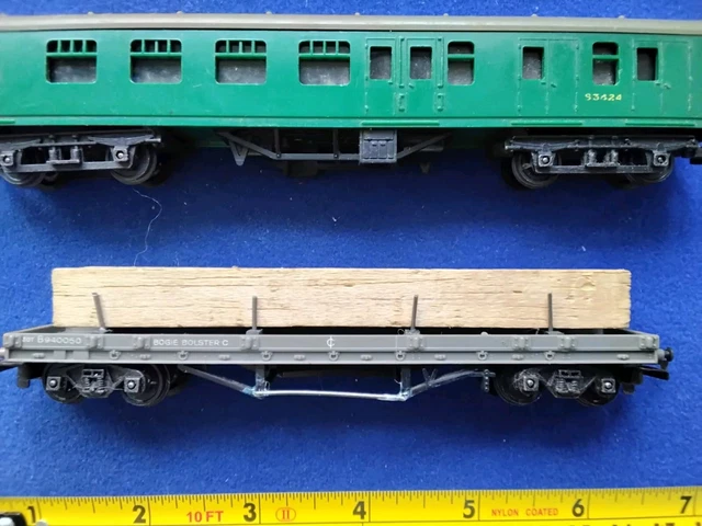 TRI-ANG TT GAUGE Model Railways T83/T 174 Bogie Wheels Wagon/Carriage X ...