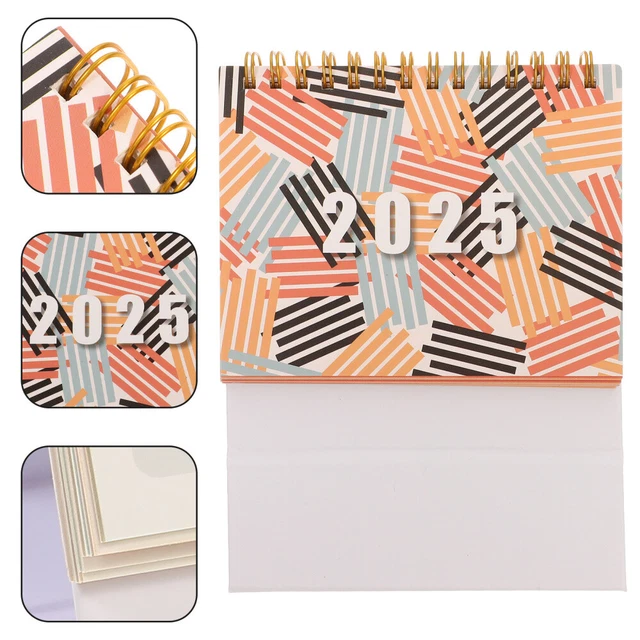 PERPETUAL CALENDARS STANDING Flip 2025 Creative Desk Office £11.55 ...