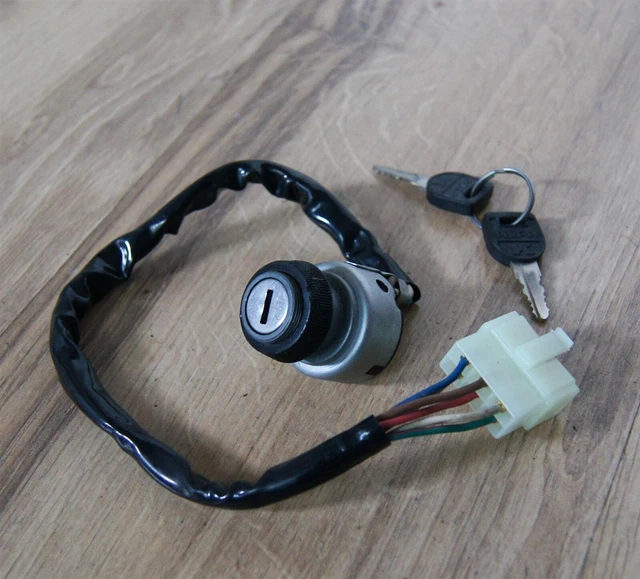 1978-80 KAWASAKI KZ1000 z1r Ignition Switch & Key assembly wire wiring ...