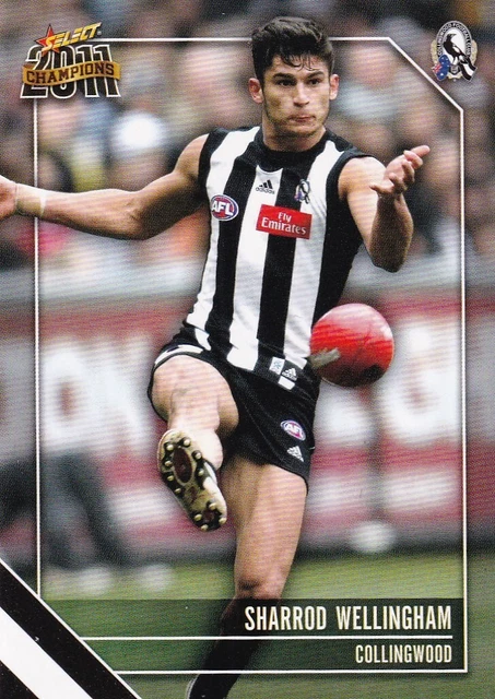 AFL 2011 SELECT Collingwood Magpies - Sharrod Wellingham Card No.44 $2. ...