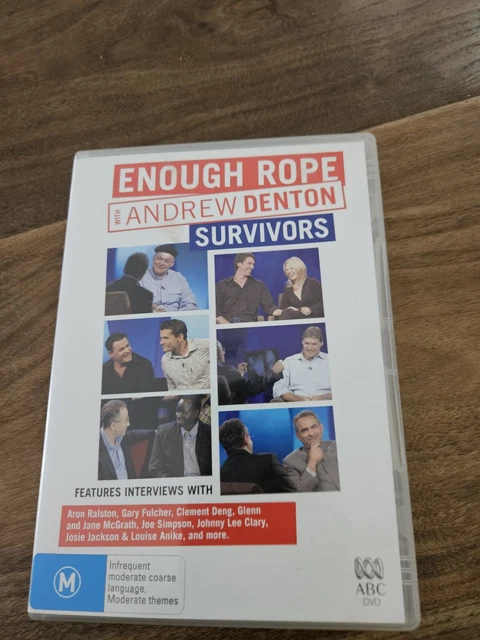 ENOUGH ROPE WITH Andrew Denton - Survivors (DVD) Australia Region 4 $3. ...
