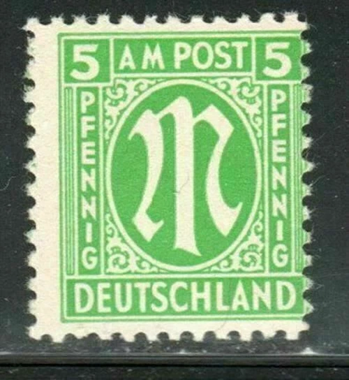 GERMANY STAMP ALLIED Occupation BRITISH-AMERICAN ZONE BIZONE AMG MNH ...