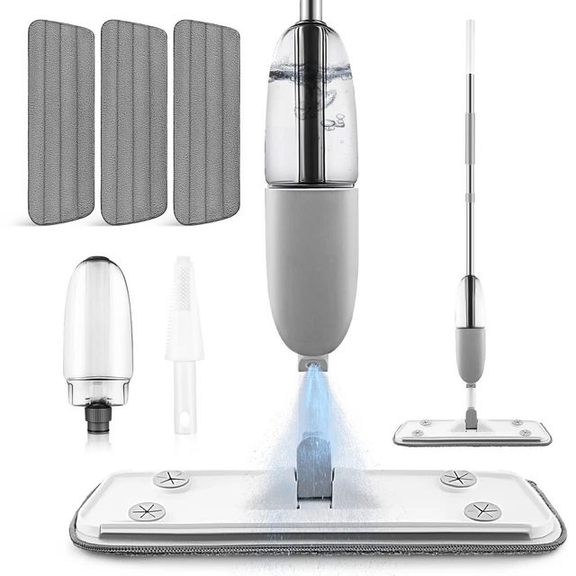 MOP FLOOR CLEANING Mop Flat Mop Refillable Rotatable Mop with £39.46 ...