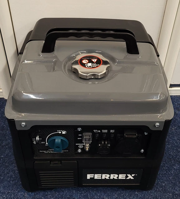 FERREX INVERTER STROMGENERATOR 1200 W 4Takt Notstromaggregat Benzin ...