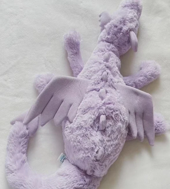 JELLYCAT MYTHICAL MYTHICAL Series Purple Dragon 50cmDoll with Dust ...