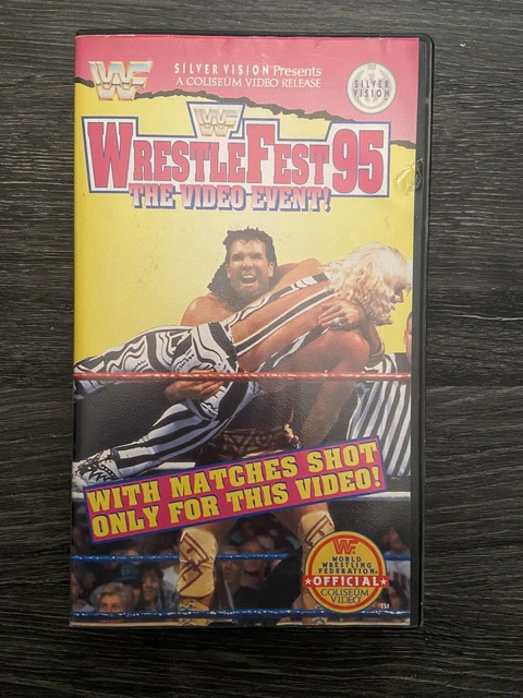 WWF WWE WRESTLEFEST 1995 95 VHS Coliseum Wrestling Video Tape £6.99 - PicClick UK