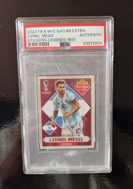 PANINI EXTRA STICKER Legend Lionel Messi Coupe du monde au Qatar 2022 ...