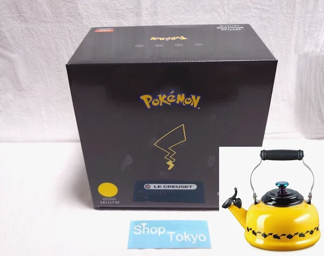 LE CREUSET POKÉMON Collection 2024 Pokemon Yellow Kettle Classic Nectar ...