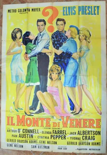 MANIFESTO ORIGINAL THE Monte By Venus 64 Kissin' Cousins Elvis Presley ...