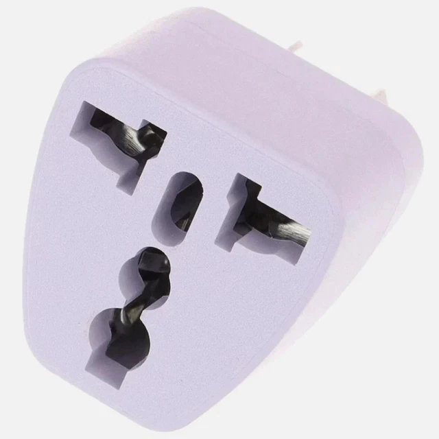 2PCS UK/US/EU UNIVERSAL to AU AUS Australian Power Plug Adapter 2 pin ...