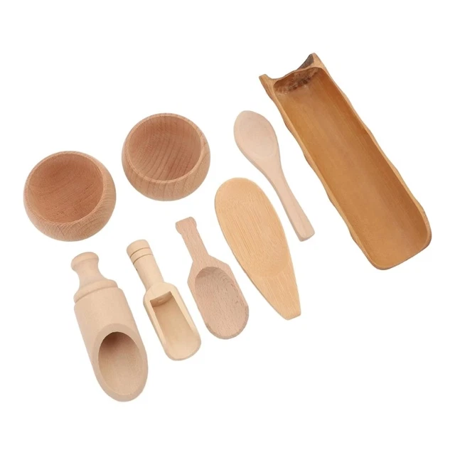 TODDLER SENSORY KITCHEN Utensils Tool Set Toy Encouraging Concetrate ...