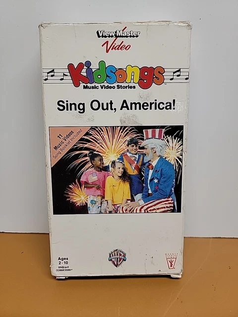 KIDSONGS SING OUT America! VHS 1986 View Master Video Warner Bros ...