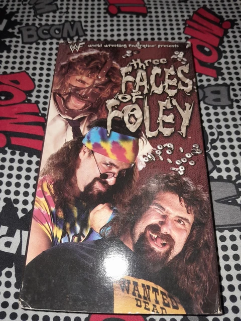 WWF - THREE Faces of Foley (VHS, 1998) $20.00 - PicClick CA