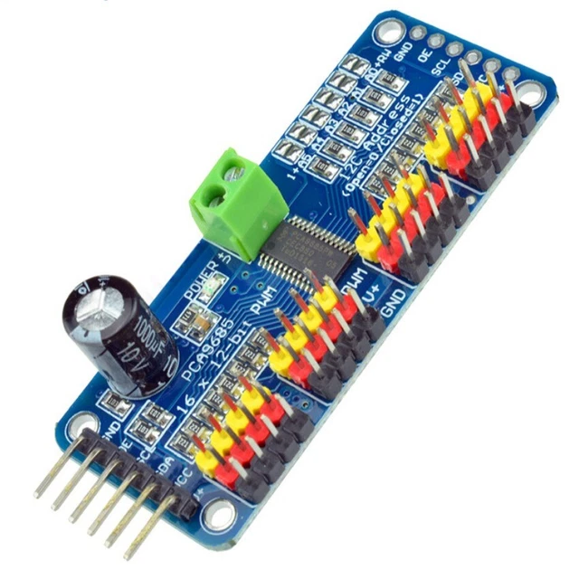PCA9685 16 CANAUX PWM servomoteur pilote I2C Arduino Raspberry qualité TOP EUR 9,29 - PicClick FR