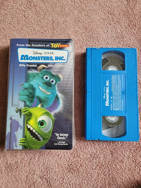MONSTERS INC DISNEY Pixar (VHS, Clamshell) Blue VHS Tape Edition. EUR 5 ...