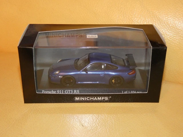1/43 MINICHAMPS * Porsche 911 GT3 RS * 2006 * Blue / Bleu Metallic * 400 066001 EUR 65,00 ...