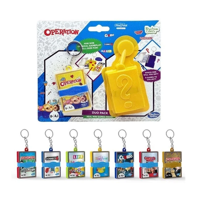 HASBRO GAMING KEYCHAIN Games Mini Travel Games Monopoly/Connect 4 ...