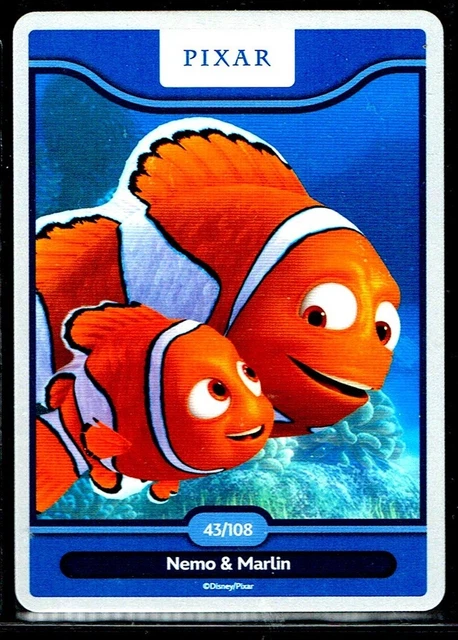 WOOLWORTH DISNEY.WORLDS OF Wonder Cards 2024.Pixar.43/108. Nemo ...