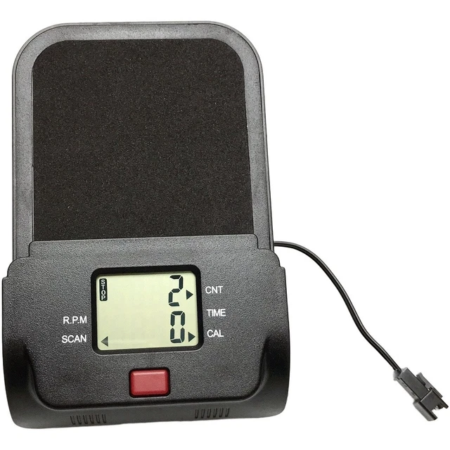ROWING MACHINE COUNTER Meter with 2pin Connector and Phone Holder for Gym Use £9.07 - PicClick UK