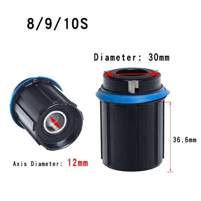 891011 SPEED FREEWHEEL Compatible Aluminum Alloy Bicycle Rear Hub with ...