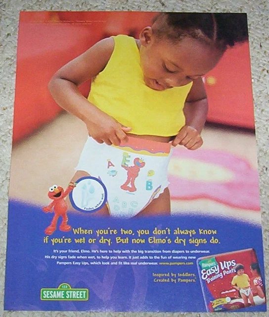 2003 PRINT AD page - Pampers Easy Ups diaper pants cute little Girl ...
