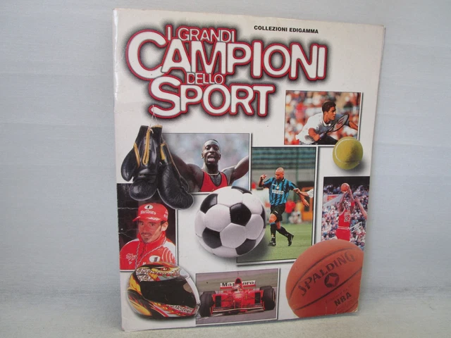 (40)-ALBUM FIGURINE-GRANDI CAMPIONI Dello Sport-Edigamma-Recupero-Pele ...