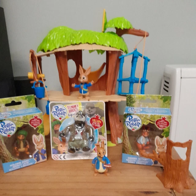 PETER RABBIT TREEHOUSE Playset with Figures - Cbeebies £70.00 - PicClick UK