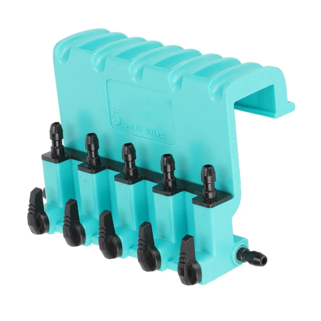 5 WAY AQUARIUM Air Check Control Swtich Valve Waterproof Fish Tank Acce ...