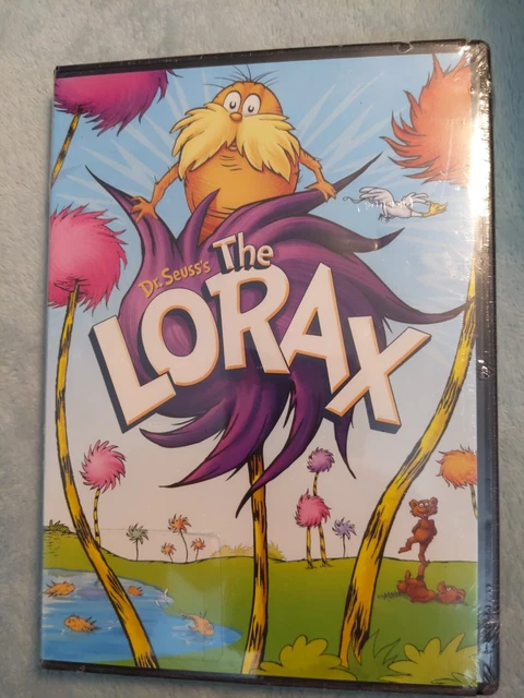THE LORAX DVD - Dr. Seuss The Lorax Movie - Animated Film - NEW SEALED ...
