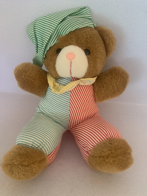 VINTAGE WOOLWORTHS BEDTIME Teddy Bear Soft Toy 13” £24.99 - PicClick UK