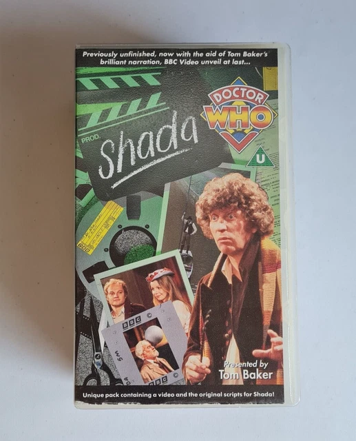 DOCTOR WHO - SHADA - Tom Baker VHS BBC Video & Script Book by Douglas ...