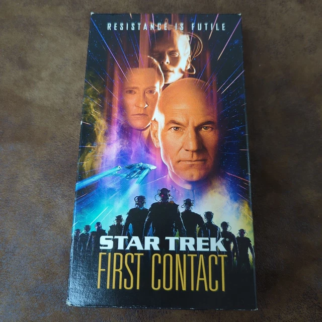 STAR TREK: FIRST Contact (VHS, 1997) Patrick Stewart, Brent Spiner £2. ...