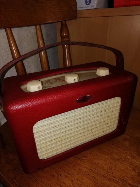 VINTAGE RARE 1950s Roberts R55 Portable Valve Radio ( RED) £89.00 ...