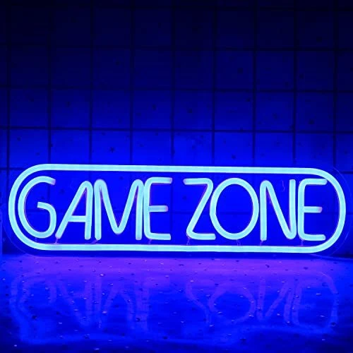 GAME ZONE NEON Signs Gamer LED Neon Light Gaming Zone Neon Sign for Game Room £39.99 - PicClick UK
