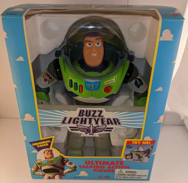 Disney Ultimate Buzz Lightyear Talking Action Figure 12in New Open