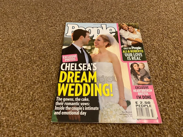 PEOPLE MAGAZINE 16/8/2010 Chelsea Clinton. Bristol Palin. Roberto ...