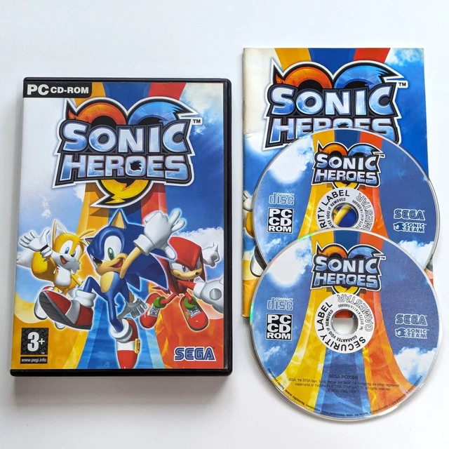 SONIC HEROES - PC CD-ROM - SEGA Game - Fast P&P! £12.95 - PicClick UK