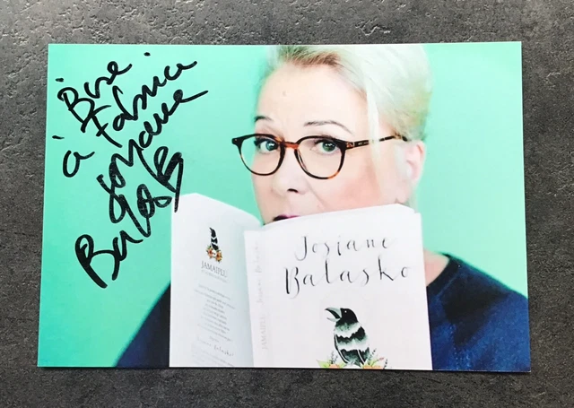 AUTOGRAPHE JOSIANE BALASKO actrice Française 12/17 Cm EUR 9,99 ...