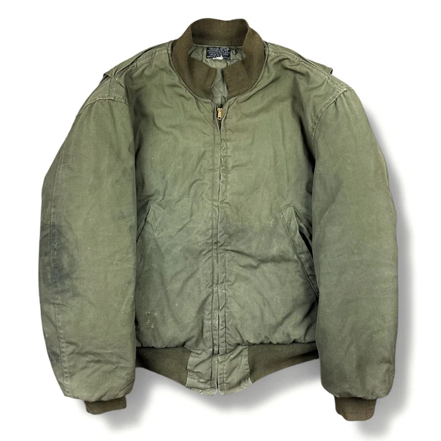 VINTAGE 50S US Army Air Force Tanker Jacket Korean War Era Military Men ...