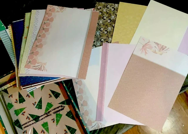 CARD CRAFT BACKING PAPERS INSERTS A4 SHEETS HUNKYDORY KANBAN CRAFTERS ...