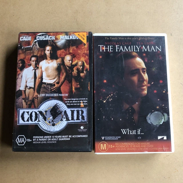 NICHOLAS CAGE JOHN Cusack J. Malkovich 4 Action Thriller Ex-Rental VHS ...